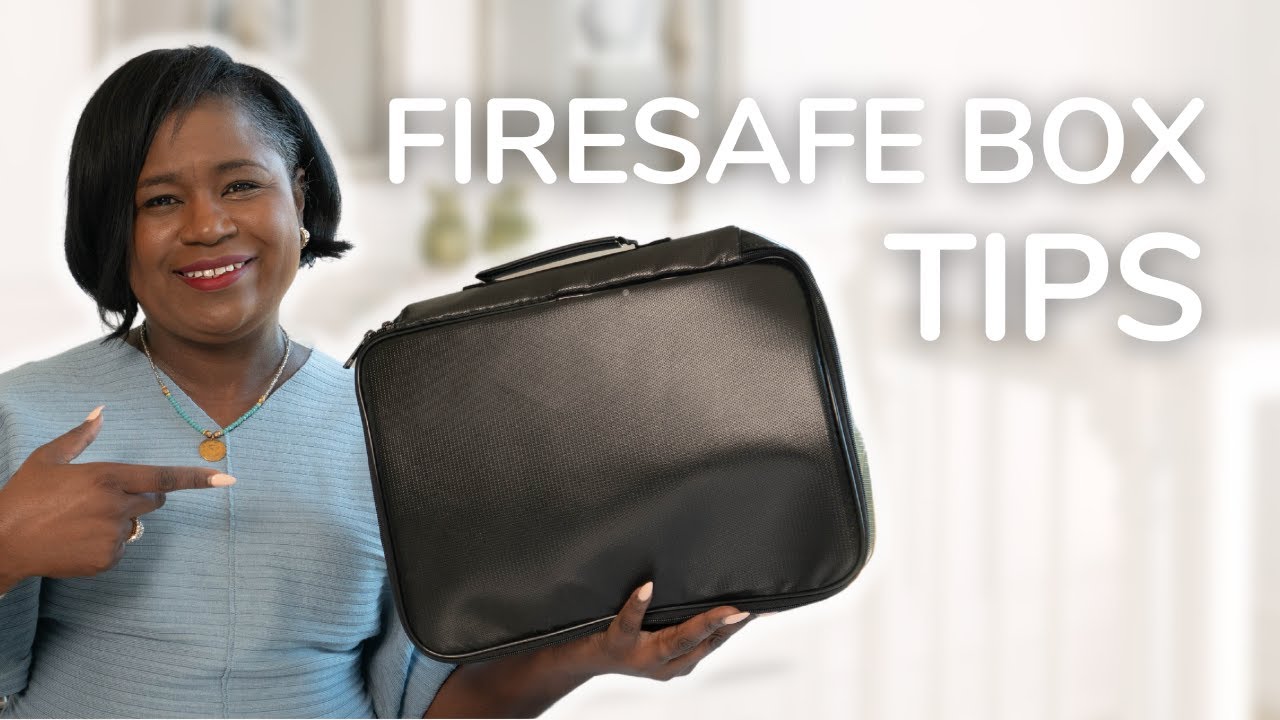 10 Things To Keep In Your Fire Safe Box - YouTube