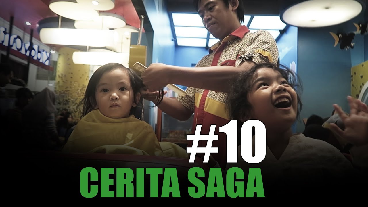 SAGA PERTAMA KALI POTONG RAMBUT | #CeritaSaga - 10 - YouTube