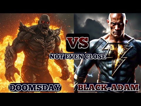 Doomsday vs. Black Adam – The Ultimate Battle of Gods and Monsters ...
