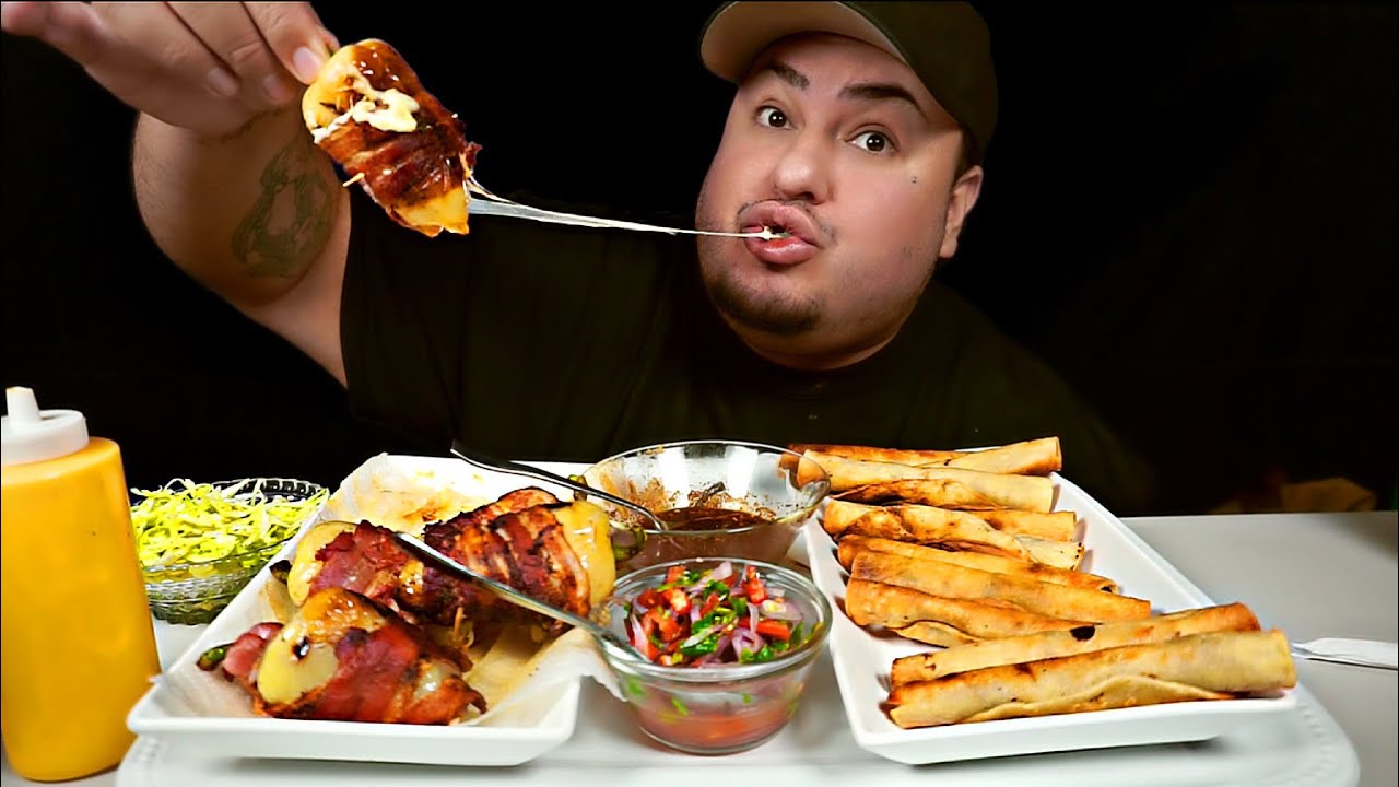Chipotle Shrimp & Cheese Stuffed TORITOS Wrapped in Bacon - YouTube