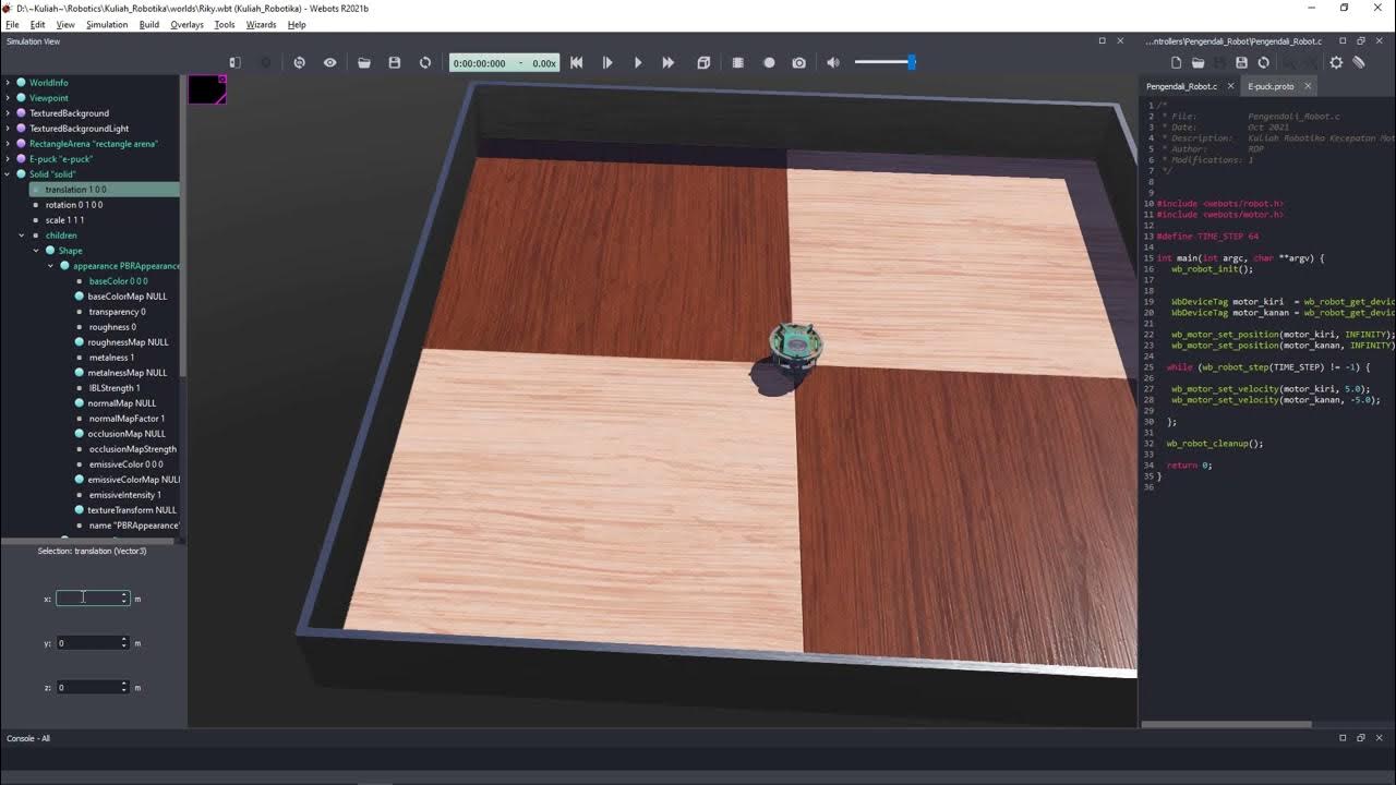 Tutorial Webots II - YouTube