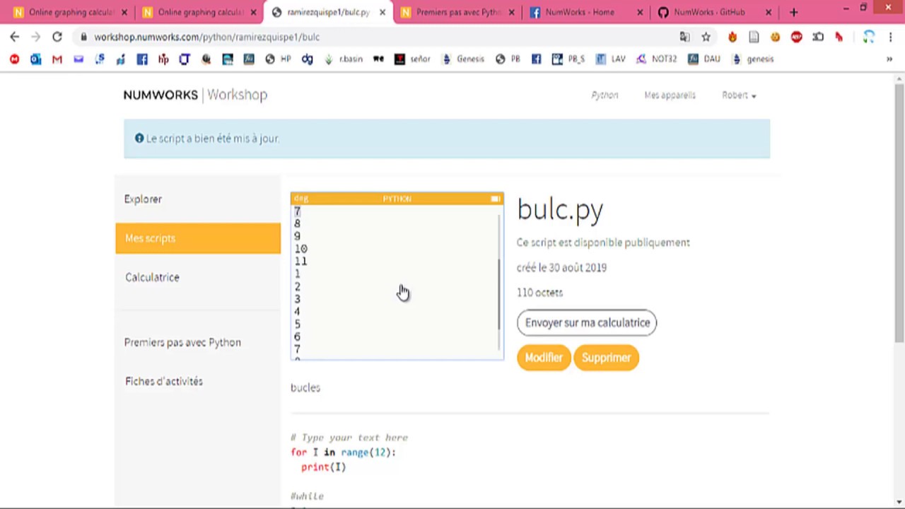 NumWorks código nativo de Lenguaje Python - YouTube