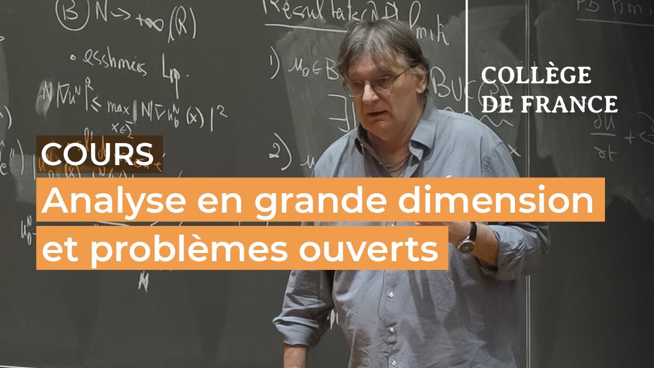 Analyse en grande dimension et problèmes ouverts (3) - Pierre-Louis ...