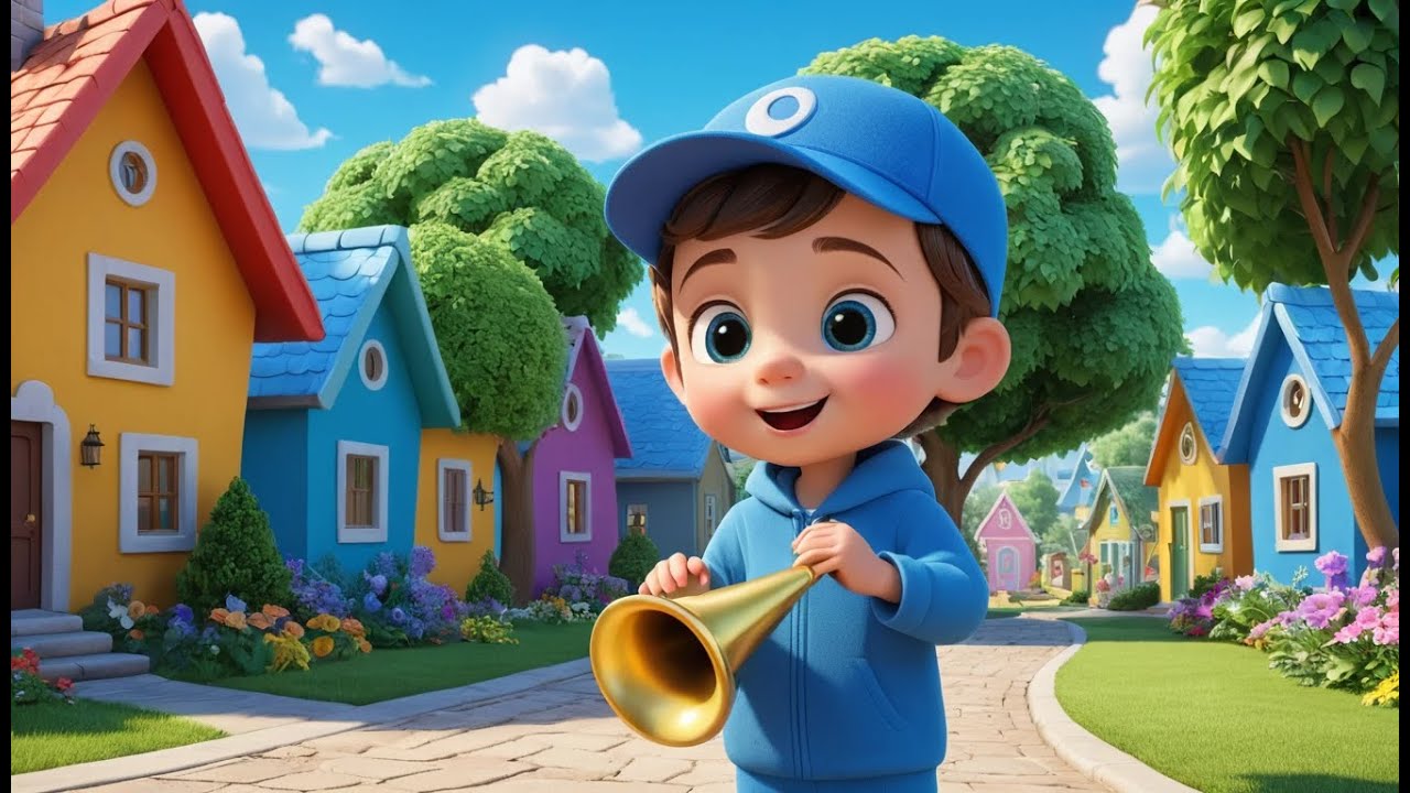 Little Boy Blue Rhyme Song | Popular Nursery Rhyme | Educational Kids ...