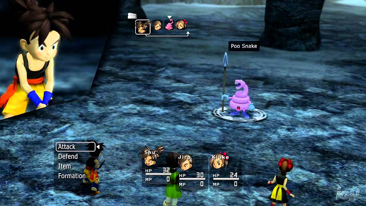 Blue Dragon Xbox 360 Gameplay - Fighting Poo Snakes (HD) - YouTube