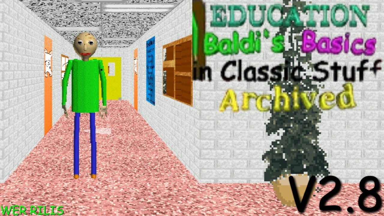 Education Baldi's Basics in Classic Stuff Archived | V2.8 | Baldi's ...