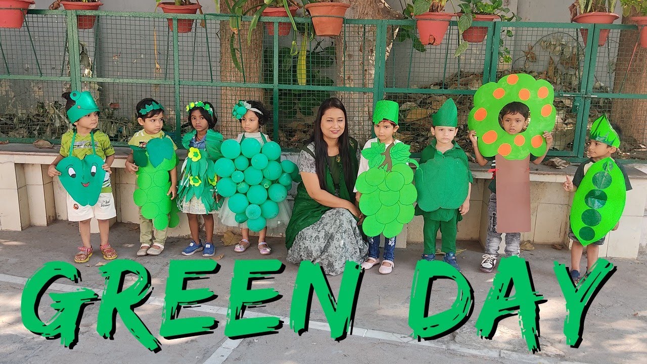 Green day activity ideas / Green day craft@superstudytips - YouTube