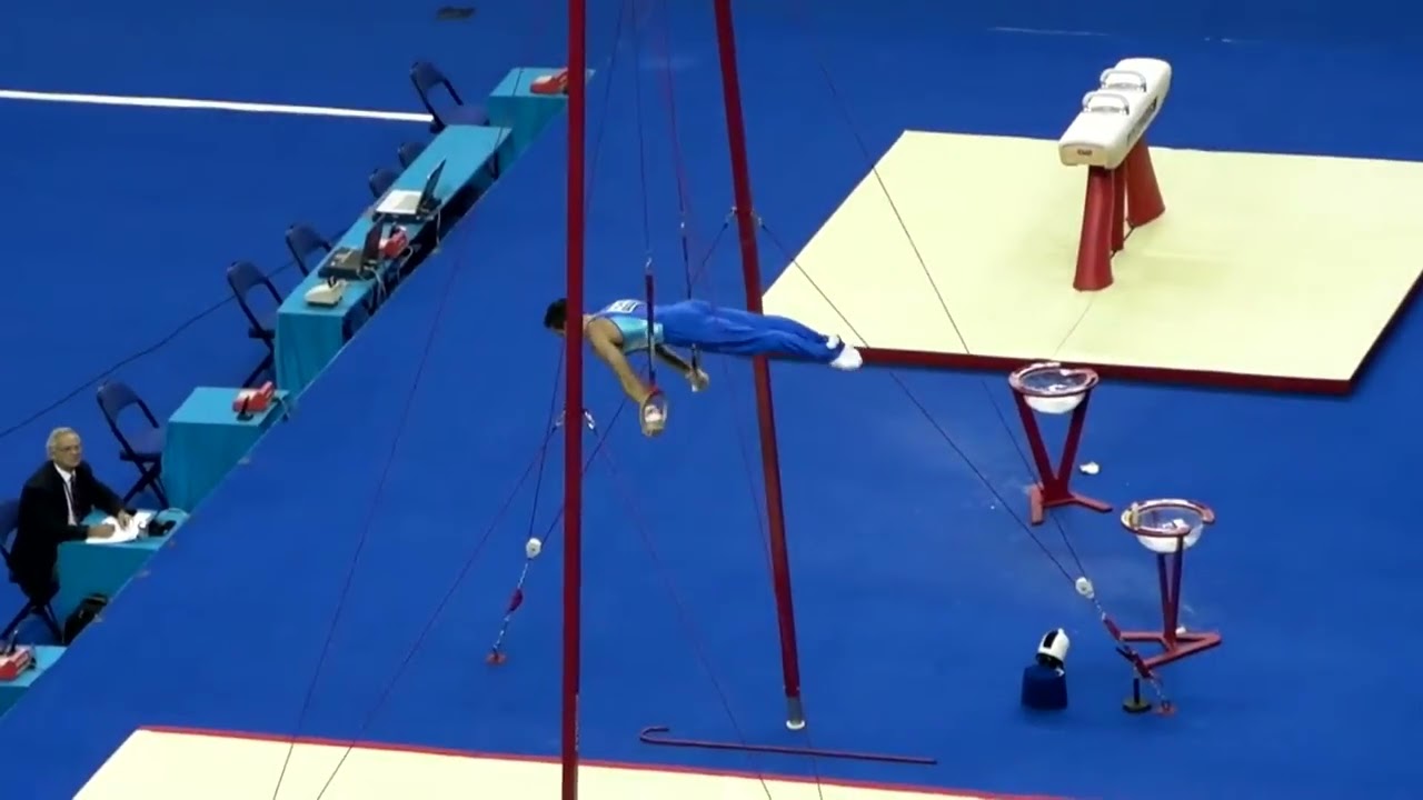 Robert Stanescu (ROM) - Men's Rings Final 2009 - YouTube