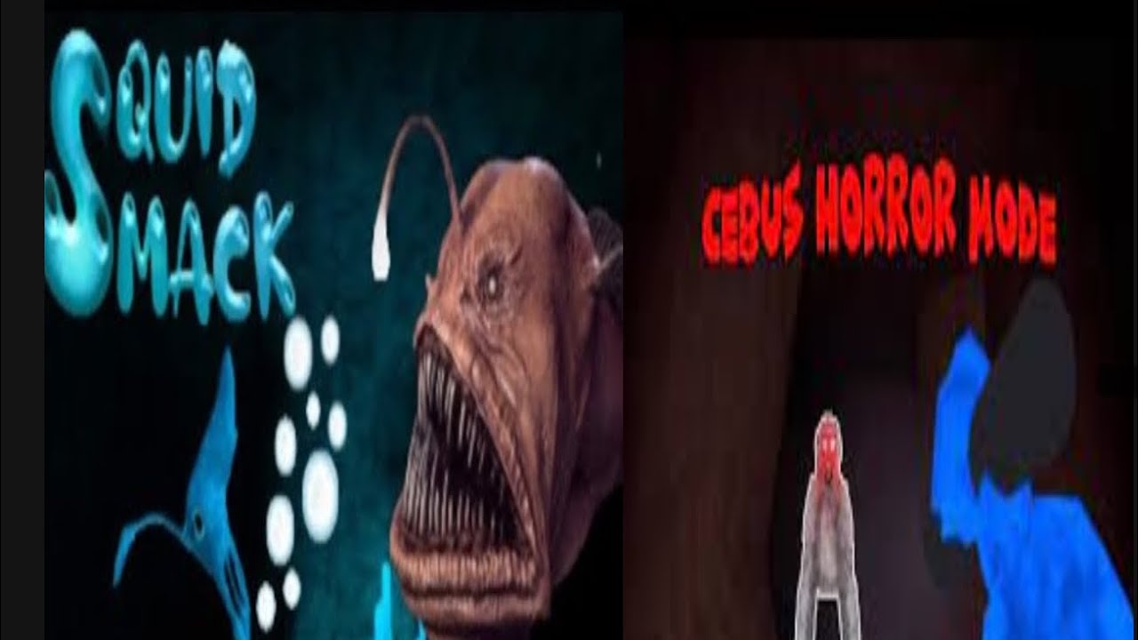 We beat up an angler fish part 1 of horror games - YouTube