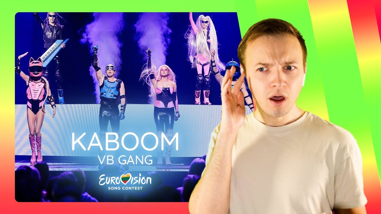 EUROVIZIJA.LT 2024: I reacted to "Kaboom" by VB Gang | LIVE Performance ...