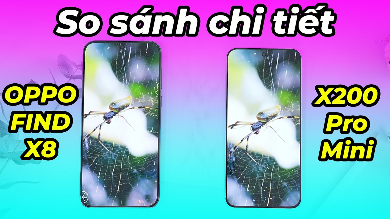 So sánh Vivo x200 Pro Mini Vs OPPO Find X8: Nhỏ gọn, màn phẳng, Camera ...
