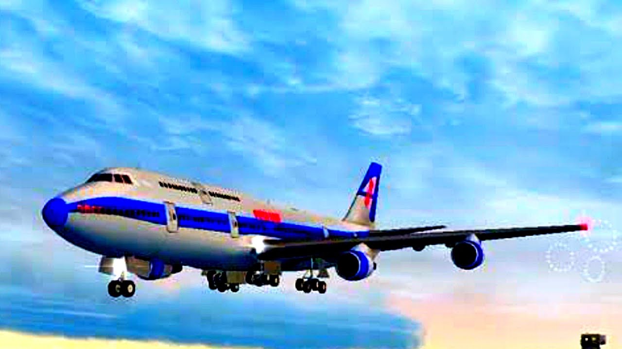 Today's plane landed successfully. flight sim 2018. game - YouTube