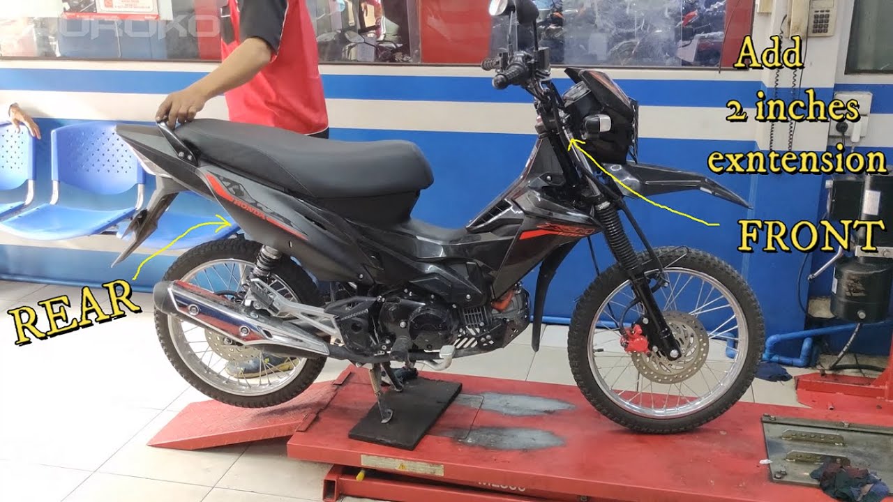 XRM 125 F I ADD 2 INCHES EXTENSION FRONT AND REAR YouTube XRM 125 F I ADD 2 INCHES EXTENSION FRONT AND REAR YouTube