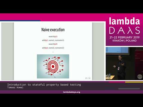 Tomasz Kowal  -  Introduction to stateful property based testing | Lambda Days 19