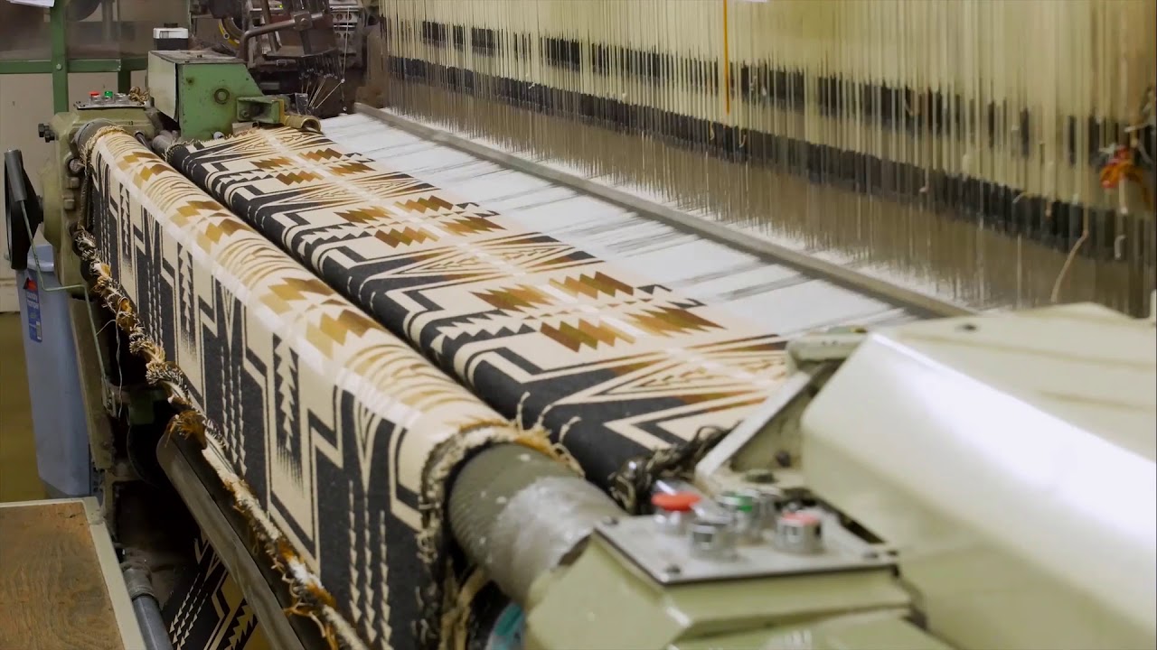 Pendleton Harding on the Loom - YouTube
