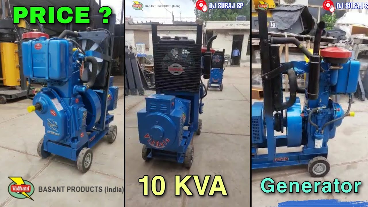 Vidhata Generator 10KVA / Review & Price Details in Short video ...