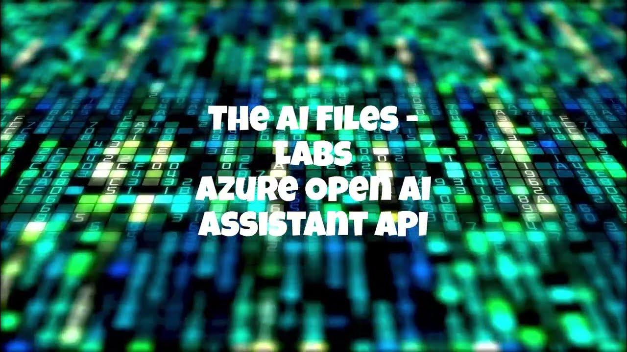 Azure OpenAI - Assistant API - YouTube