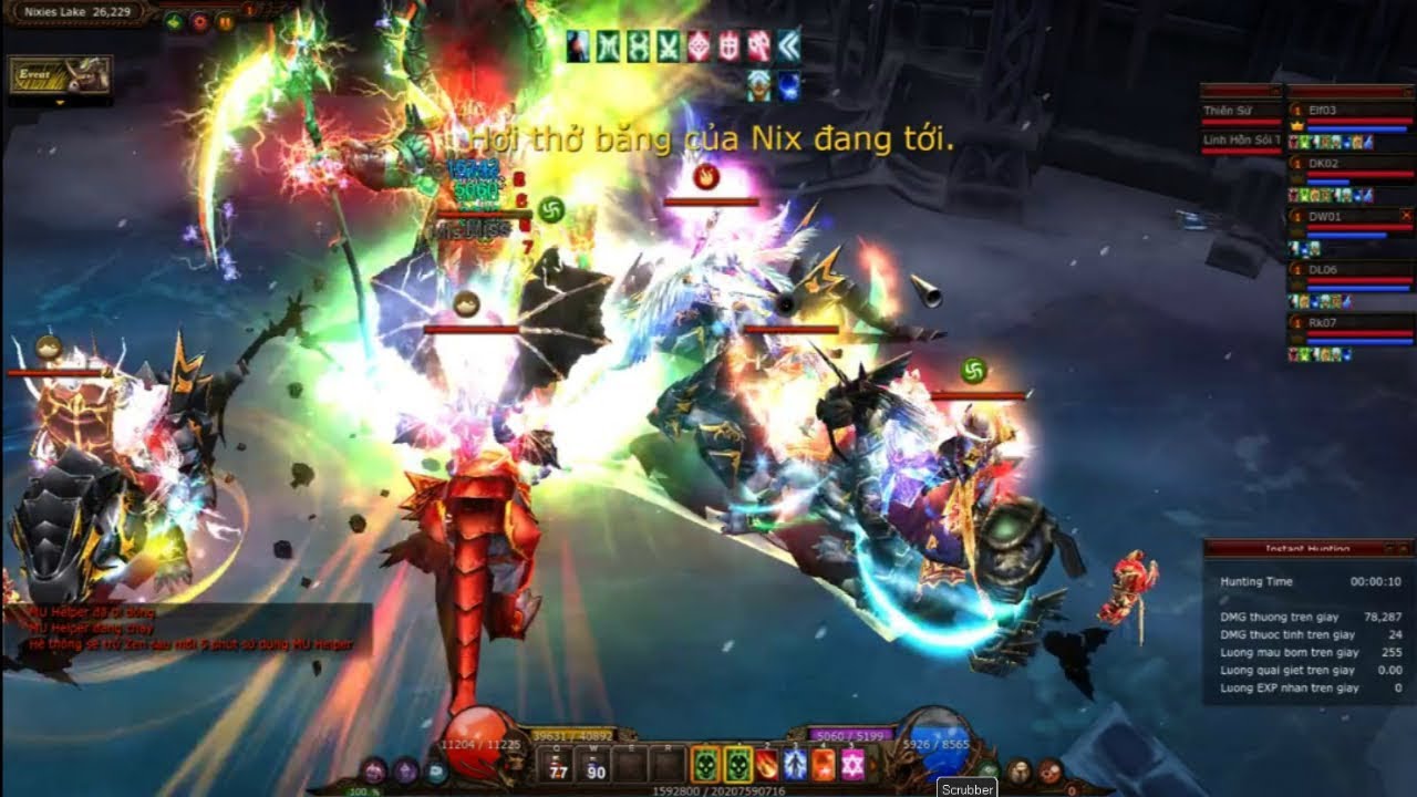 Kill Boss Nix [Map Nixies Lake] Mu SS12 - [Mu Legend VN] Mu Online ...