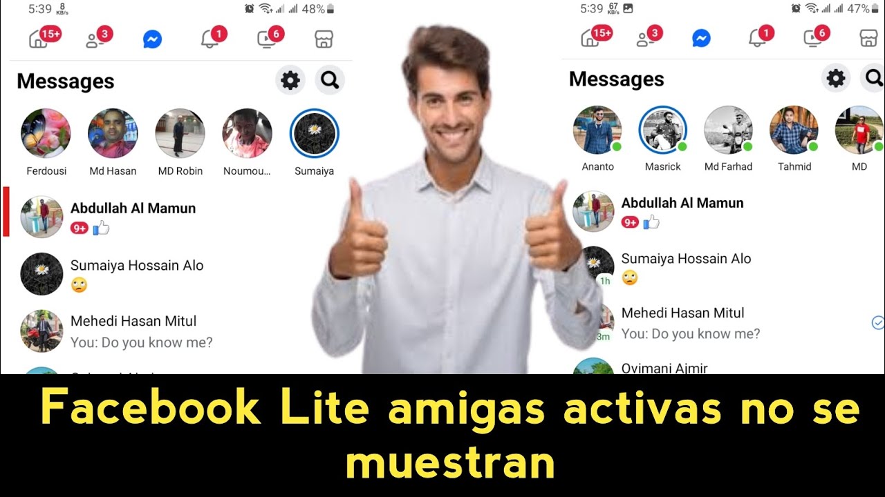 Cómo solucionar el problema de que los amigos en línea de Facebook Lite ...