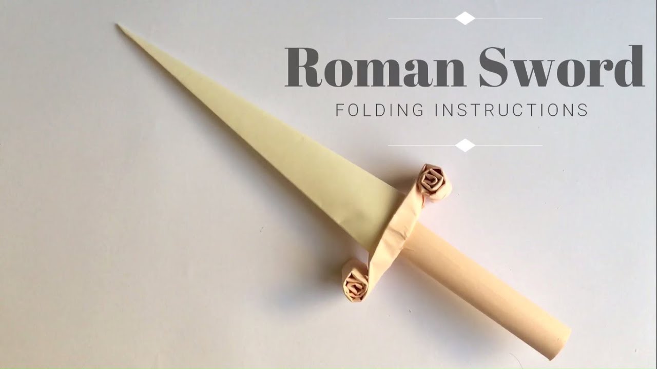 How to make a Epic paper Sword | Origami tutorials - YouTube
