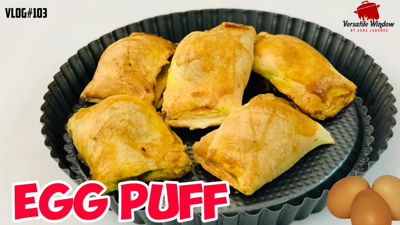 How to make Egg Puffs || How to make Puff Pastry || Evening snack ...