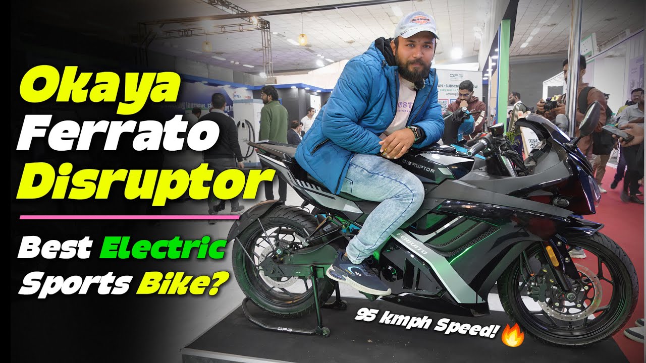 New Okaya Ferrato Disruptor – Affordable EV Sports Bike? 🔥 | 95kmph Top ...
