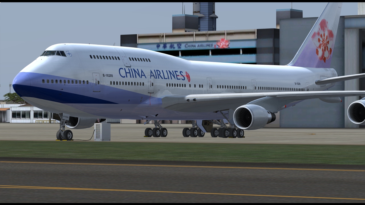 [P3D]China Airlines CI153 RJBB TO RCTP PMDG 747-400 V3 Queen of the ...