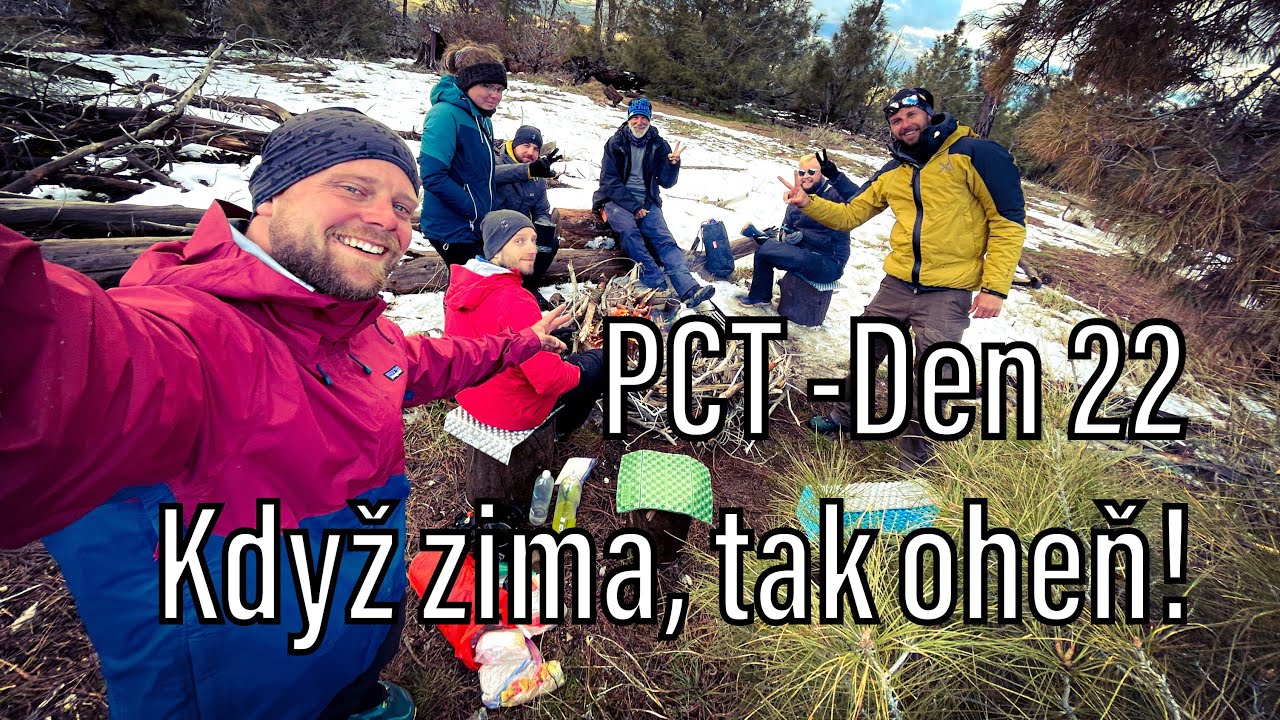 PCT 2023 | Den 22 - První oheň! | Day 22 - The first fire! - YouTube