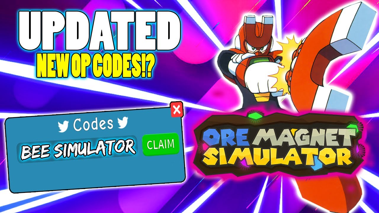 ALL *UPDATED* SECRET OP CODES!? Roblox Ore Magnet Simulator 2021 - YouTube