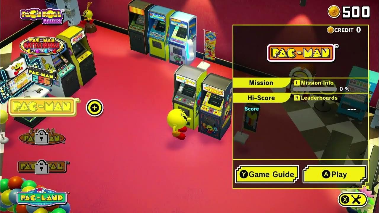 Pac-Man Museum + Detour/Bonus Arcade Gameplay (Pac-Man Original) - YouTube