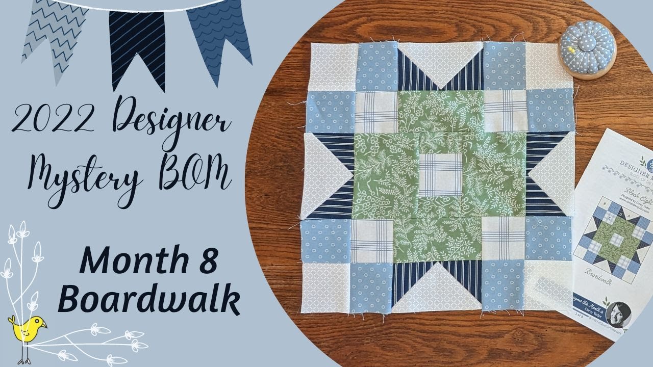 2022 FQS Designer Mystery BOM, Block 8 Boardwalk Corey Yoder at ...