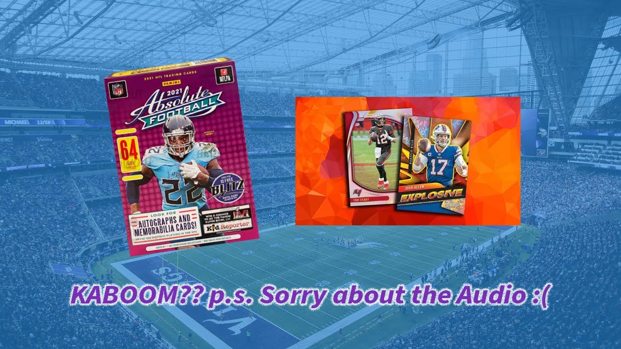 2021 Panini Absolute Football Blaster Box.... Kaboom?? - YouTube