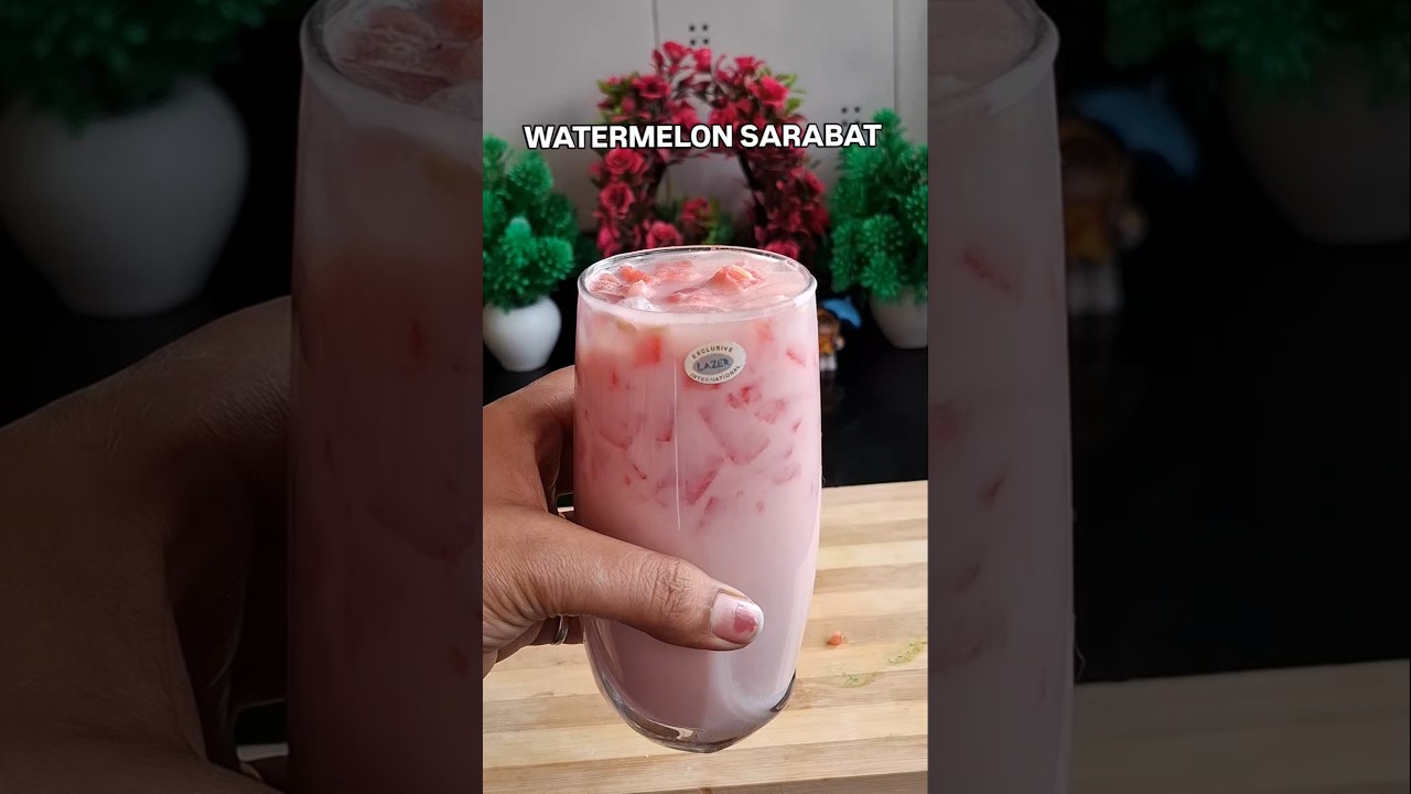 Watermelon sarabat recipe #trendingshorts #ytshorts #watermelonsarabat ...