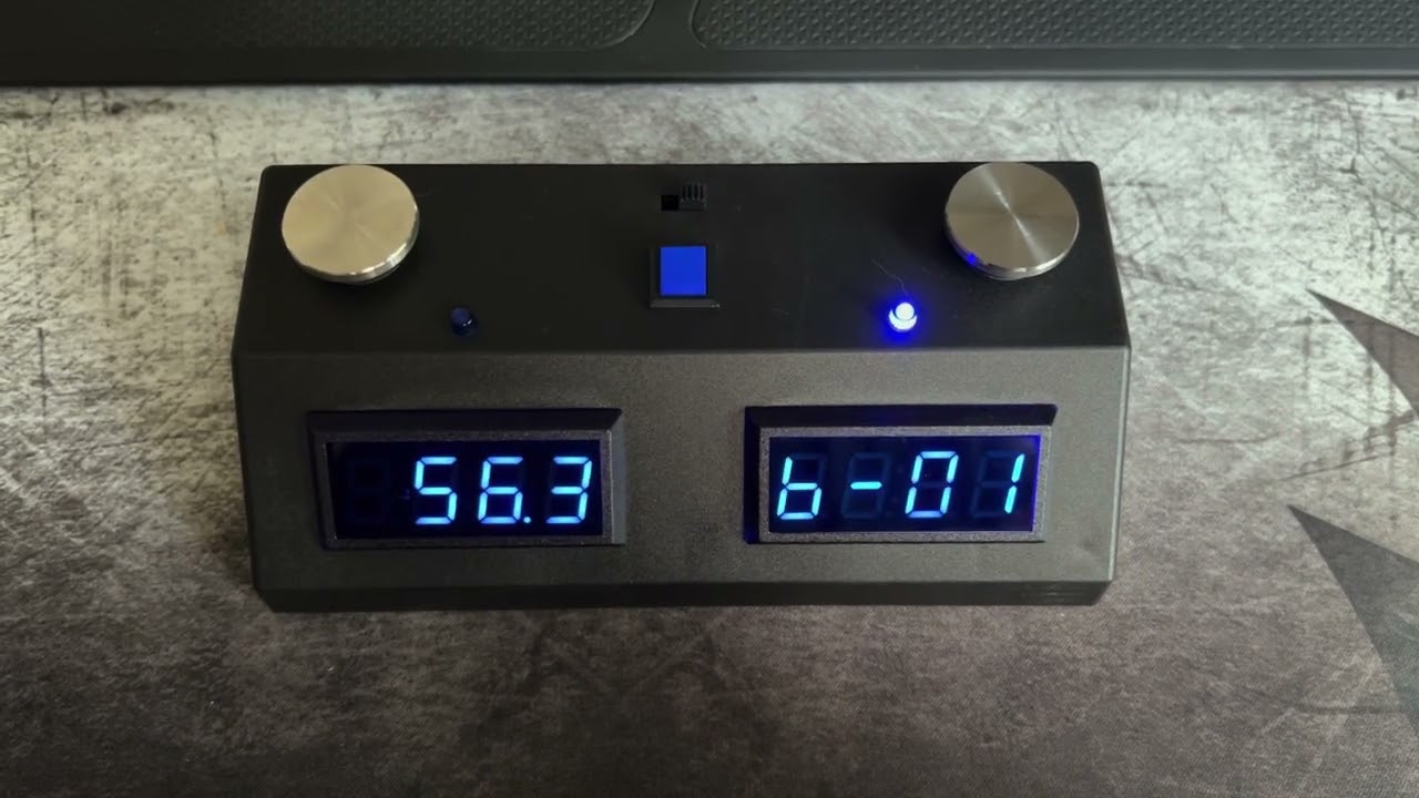 ZMF-II Gameclock with Byo-yomi setting - YouTube