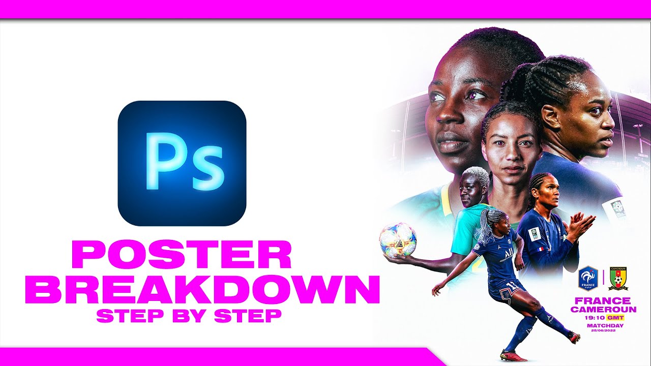 poster breakdown-Photoshop tutorial - YouTube