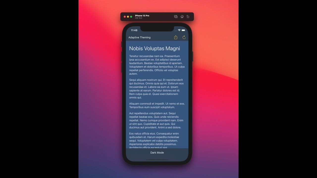 Adaptive Theming With Swiftui Youtube 9778