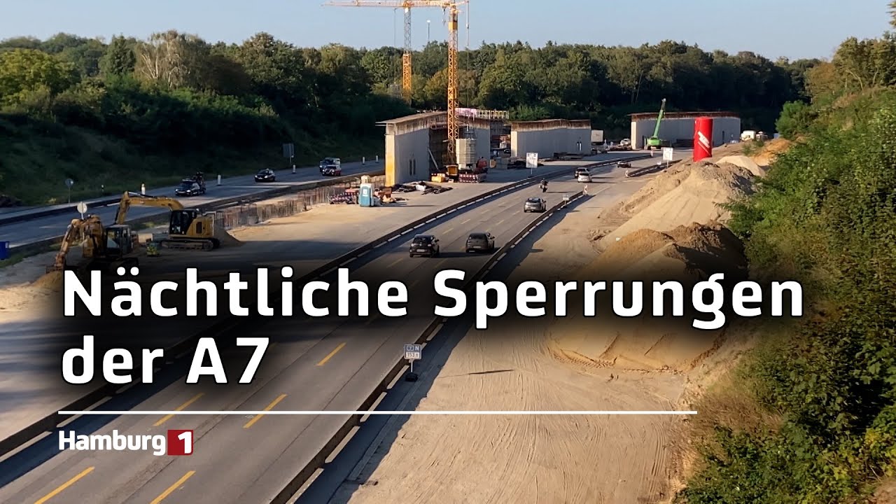 Geplante Sperrung A7 2024