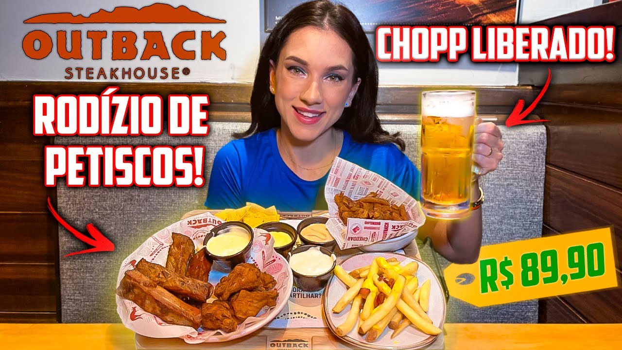 RODÍZIO DO OUTBACK NA COPA DO MUNDO COM CHOPP! R$ 89,90 - YouTube