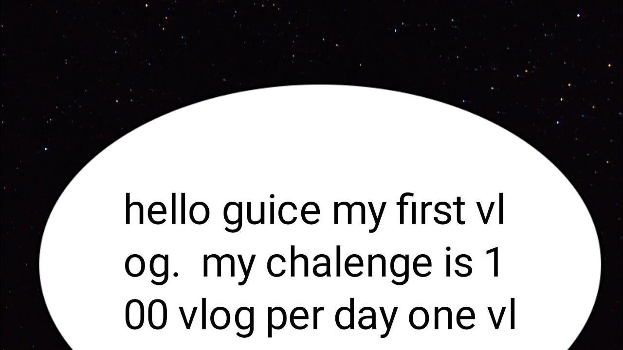 100 day chalenge for me. daily one vlog - YouTube