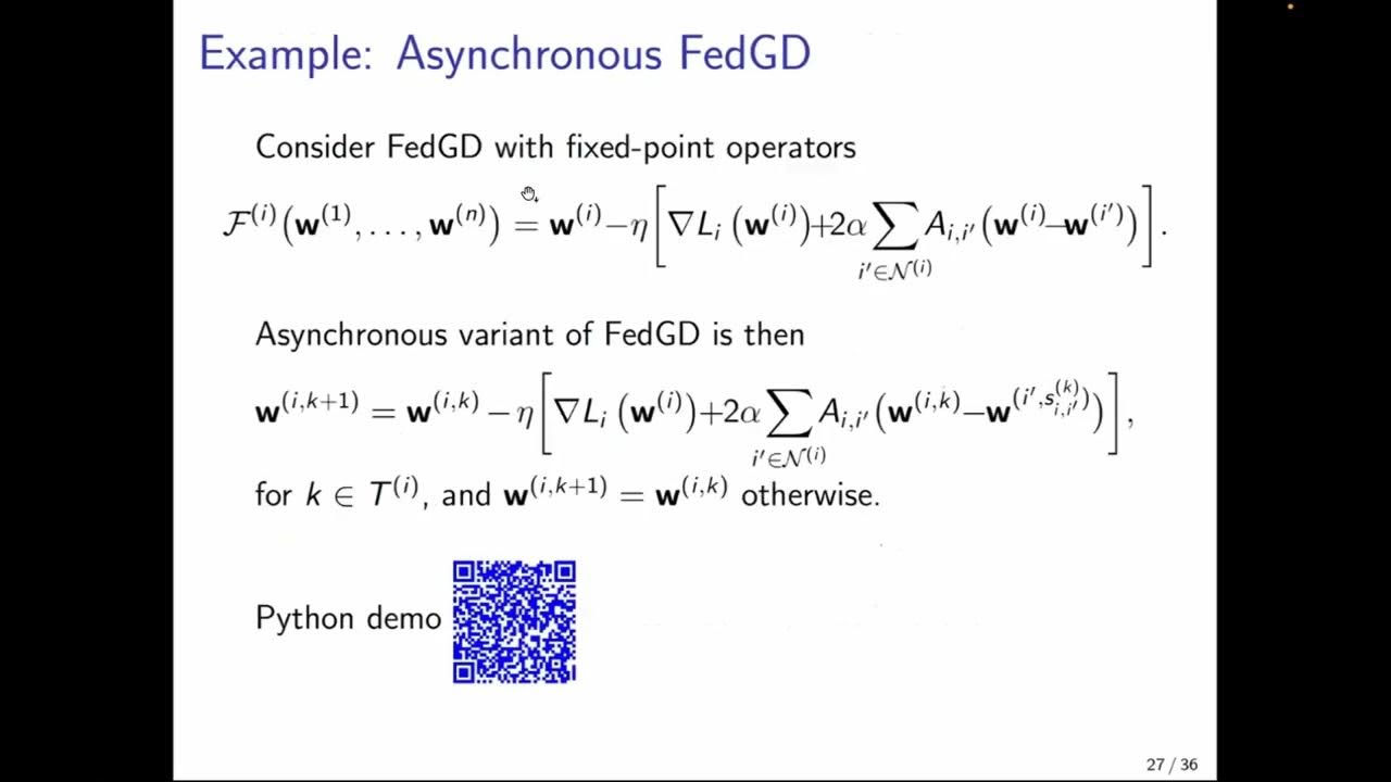 CS-E4740 Asynchronous FL Algorithms - YouTube