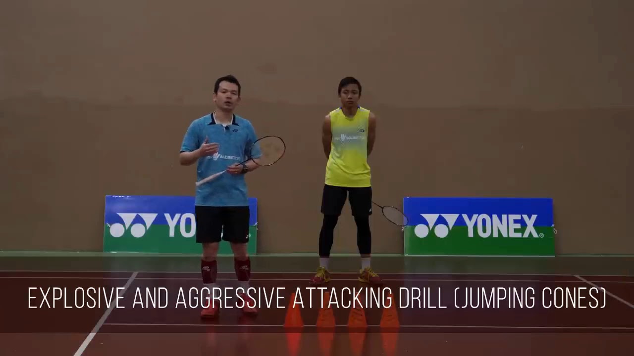 Badminton Explosive and Aggressive Drill - YouTube