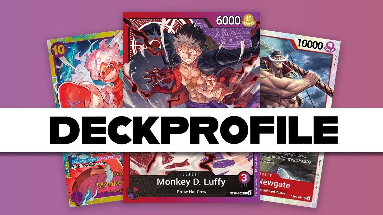 DOMINIEREN MIT R/P LUFFY?! 🤯 Red Purple Luffy Deck Profile (One Piece ...