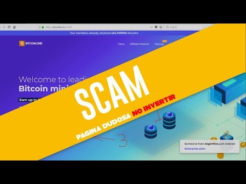 Btconline.io | SCAM y un tip para que sepas cuando NO debes entrar ...