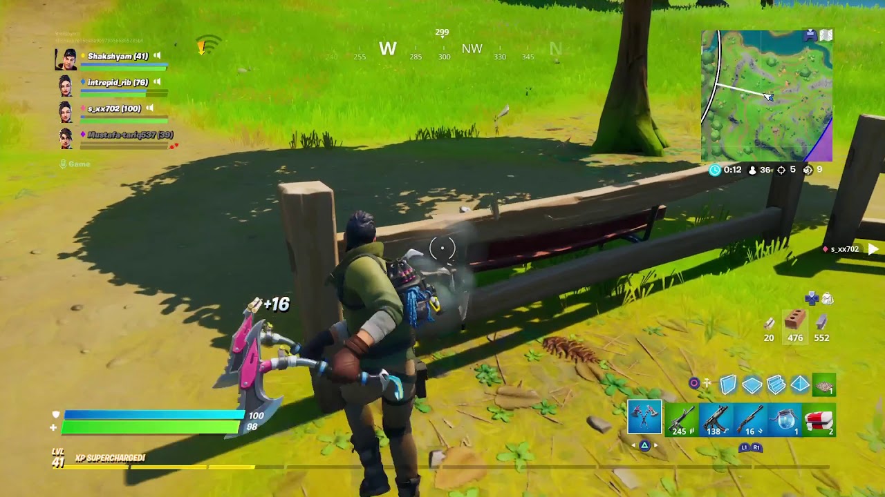 Playing squad fun time (Fortnite ) - YouTube