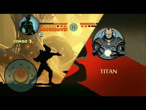 shadow fight 2 final battle | shadow vs titan | shadow fight 2 ending ...