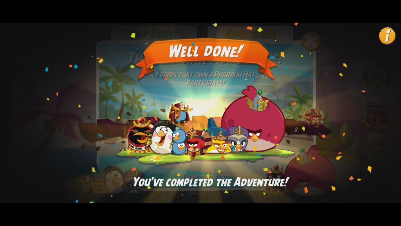 Angry Birds 2 The Egyptian Adventure! All Room Completed :) - YouTube