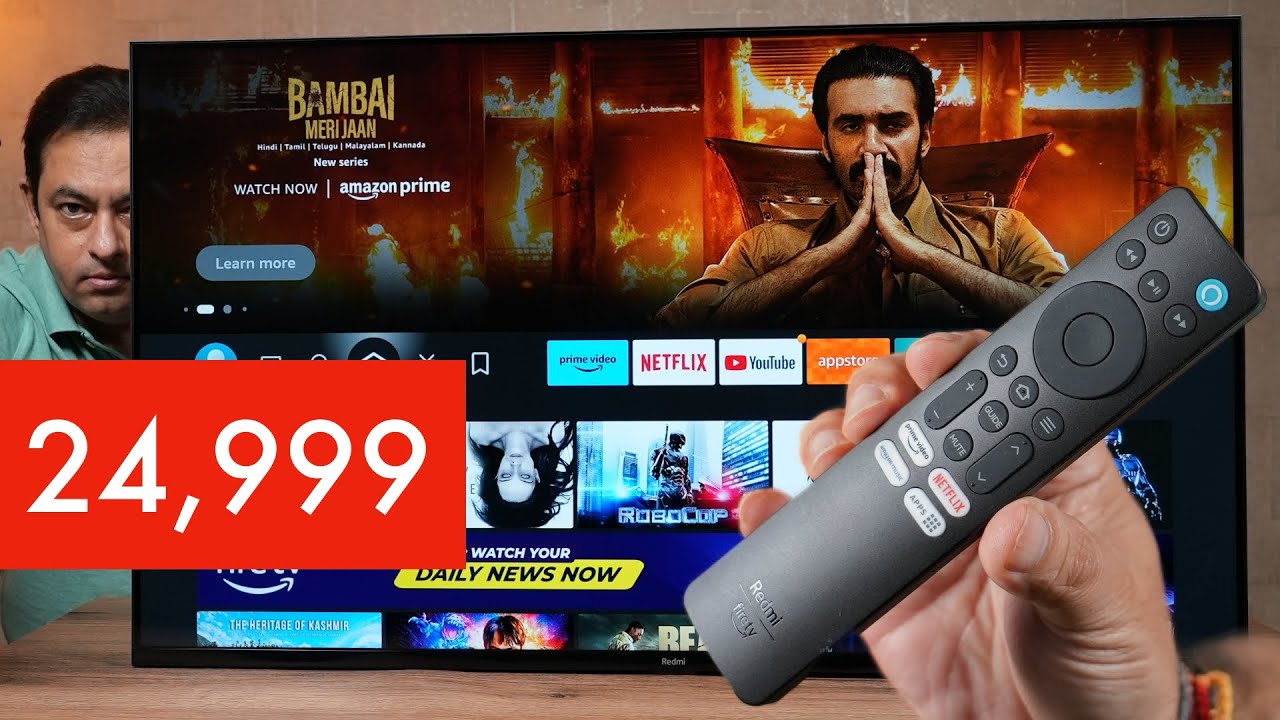 Redmi Smart Fire TV 4K 43 review - with built in Amazon fire TV - YouTube