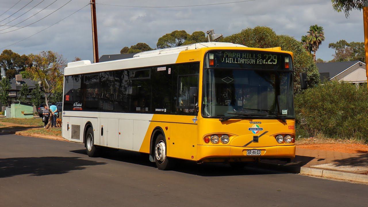 Torrens Transit Bus 1302 Volvo B10BLE, Volgren "CR222L" - YouTube