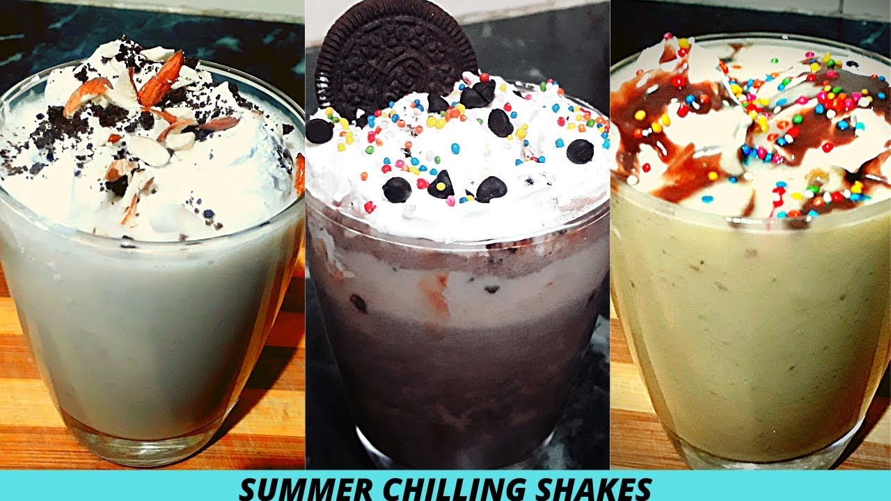 Summer Chilling Shakes | #Banana_Shake #Mango_Shake #Chocolate_Oreo ...