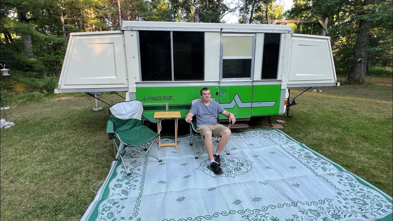 Free Apache Pop Up Camper Makeover - YouTube